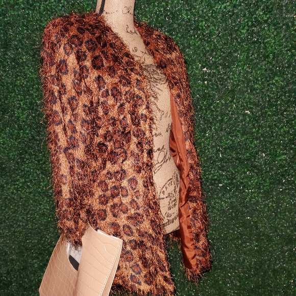 Russell Kemp | Jackets & Coats | Vintage Russell Kemp Fluffy Leopard ...
